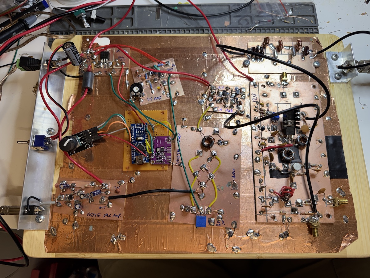 Home brew station joins 80m net – Macedon Ranges Amateur Radio Club